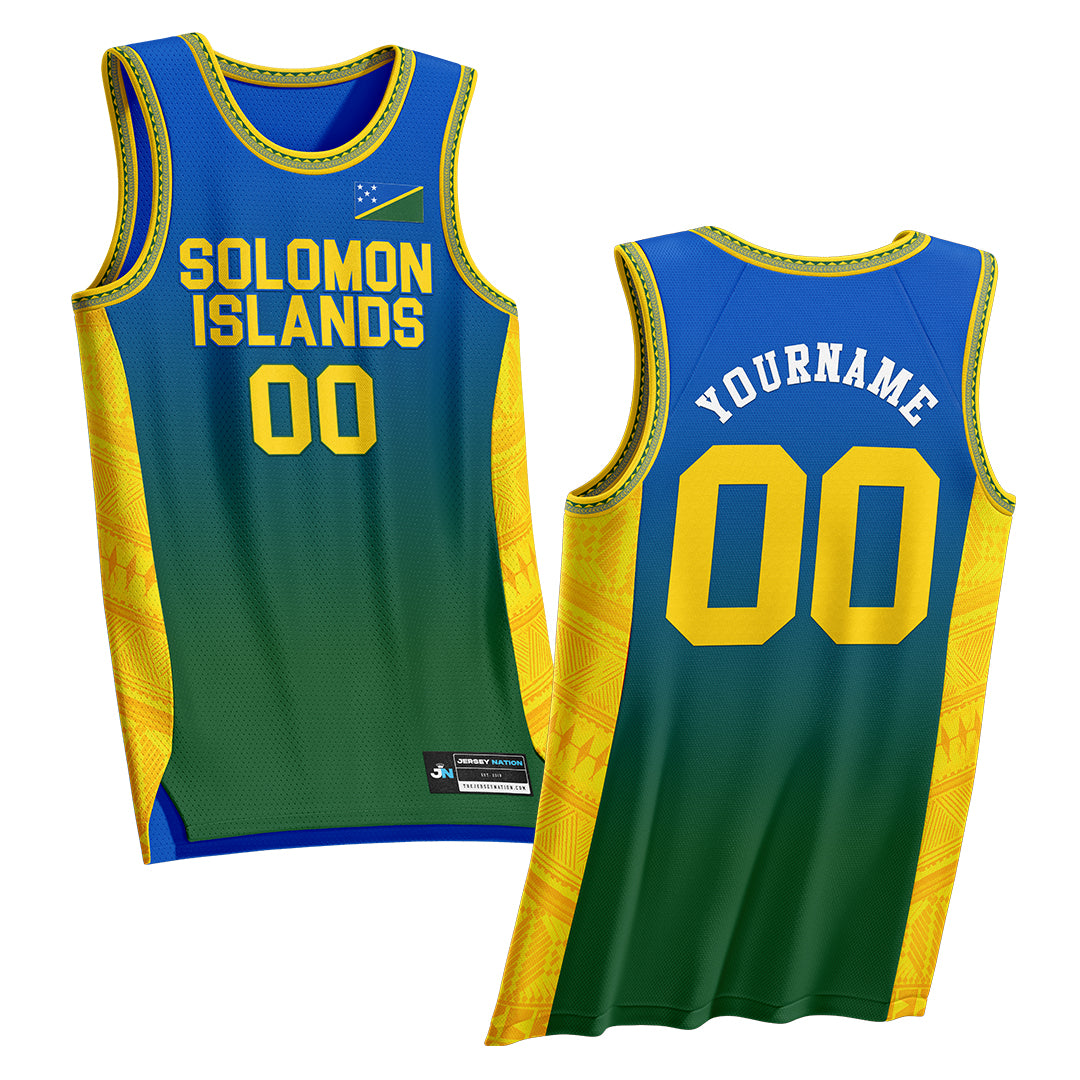 Solomon Islands Custom Basketball Jersey – The Jersey Nation