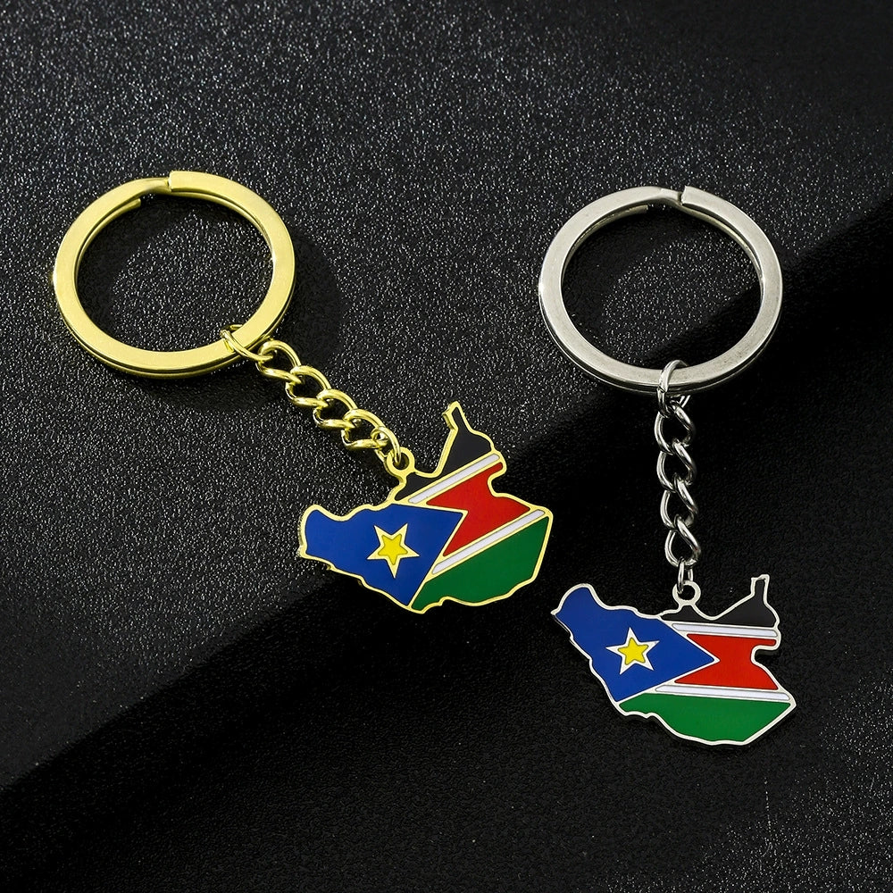 South Sudan Keychain – The Jersey Nation
